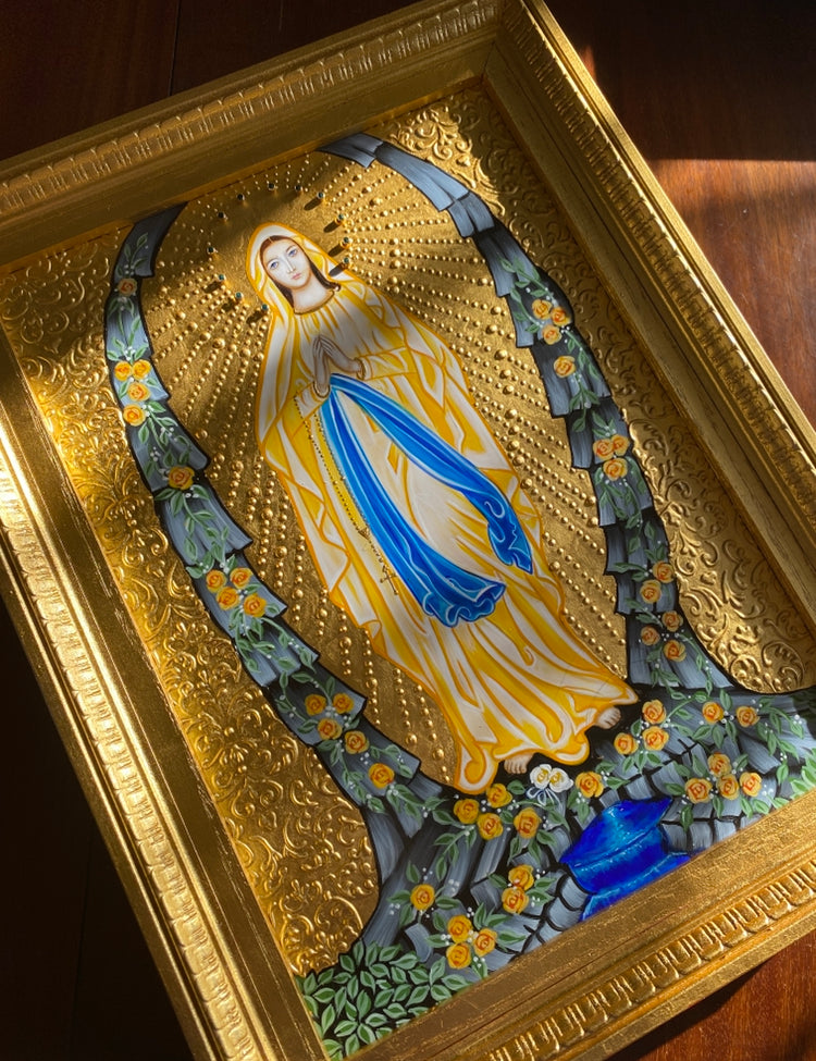 Our Lady of Lourdes - Sacred Image Icons