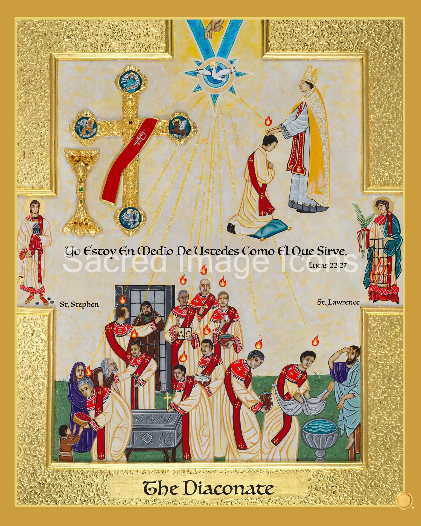 The Diaconate Icon - Sacred Image Icons