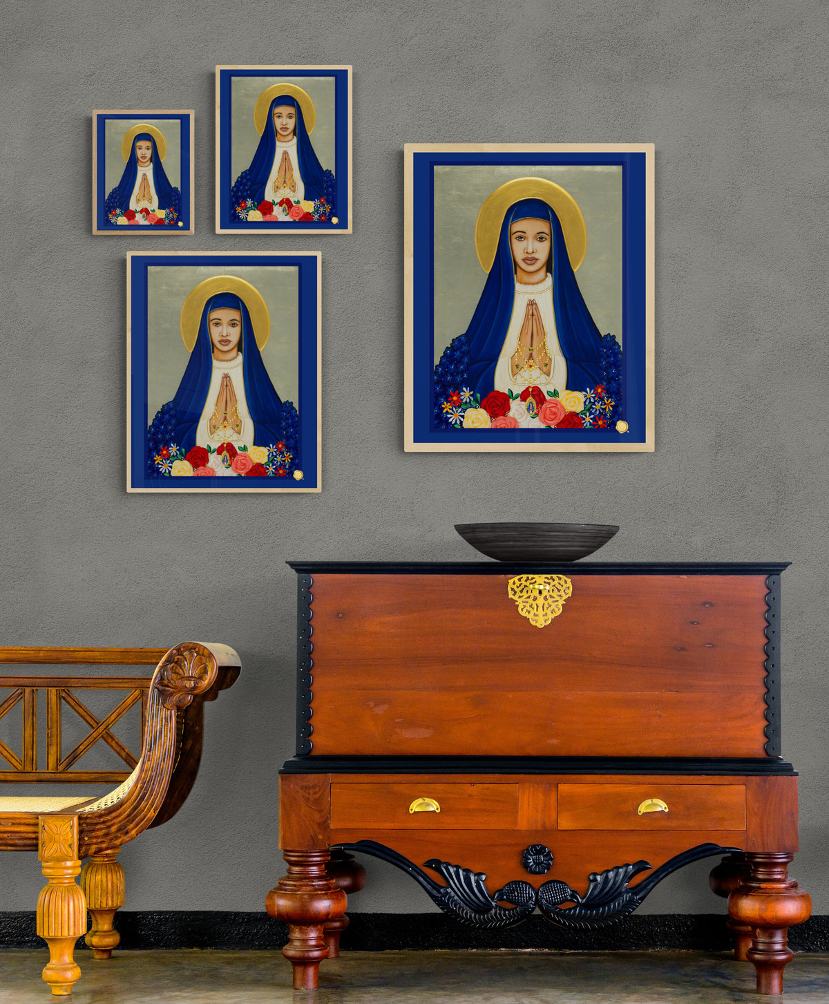 Our Lady of Kibeho Icon Print - Sacred Image Icons