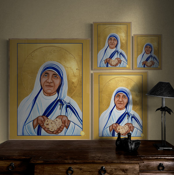 Saint Mother Teresa Icon Print - Sacred Image Icons