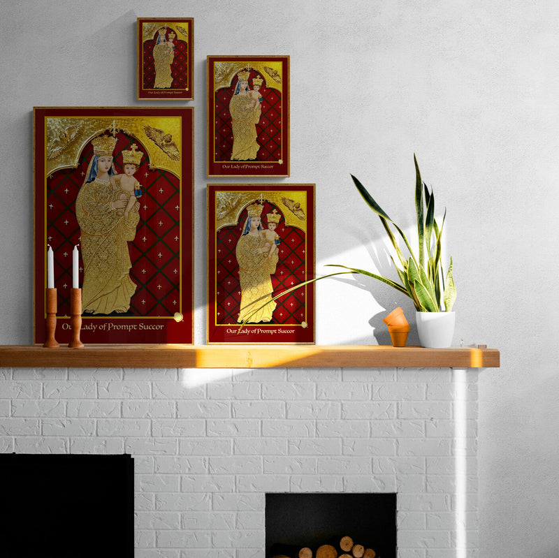 Our Lady of Prompt Succor Icon Print - Sacred Image Icons