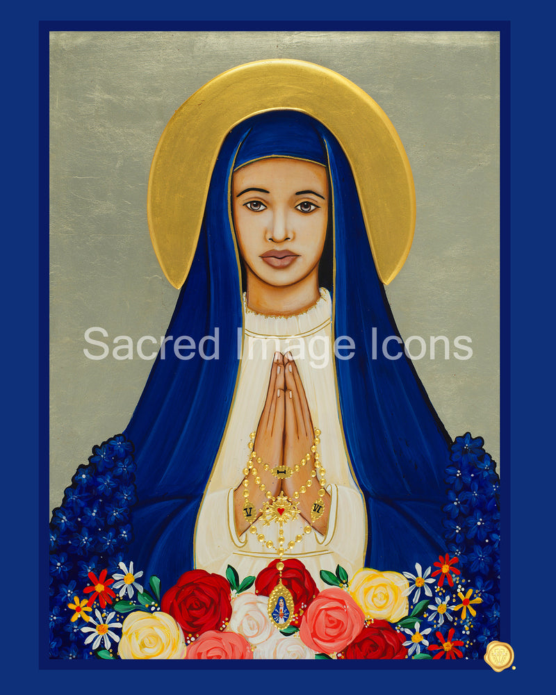 Our Lady of Kibeho Icon Print - Sacred Image Icons