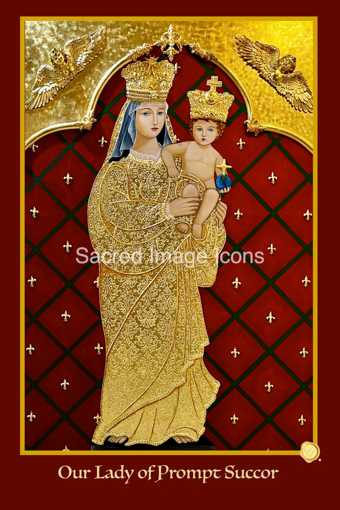 Our Lady of Prompt Succor Icon Print - Sacred Image Icons