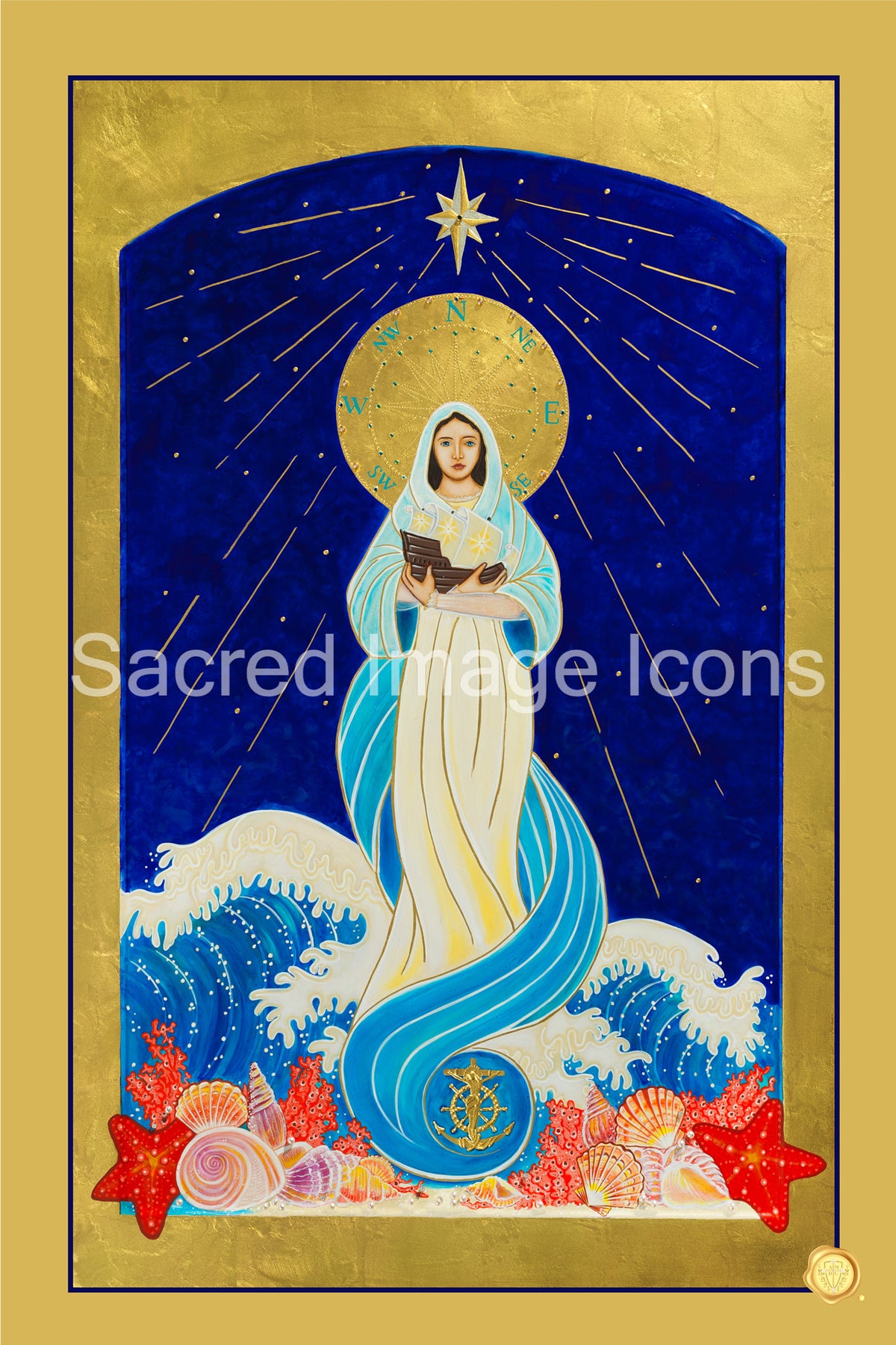 Our Lady Star of the Sea Icon - Sacred Image Icons
