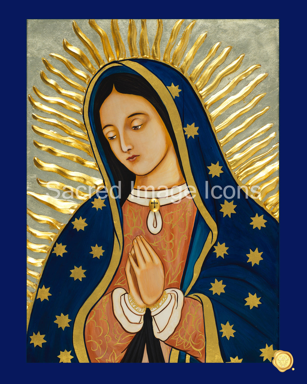 Our Lady of Guadalupe 2 Icon Print - Sacred Image Icons
