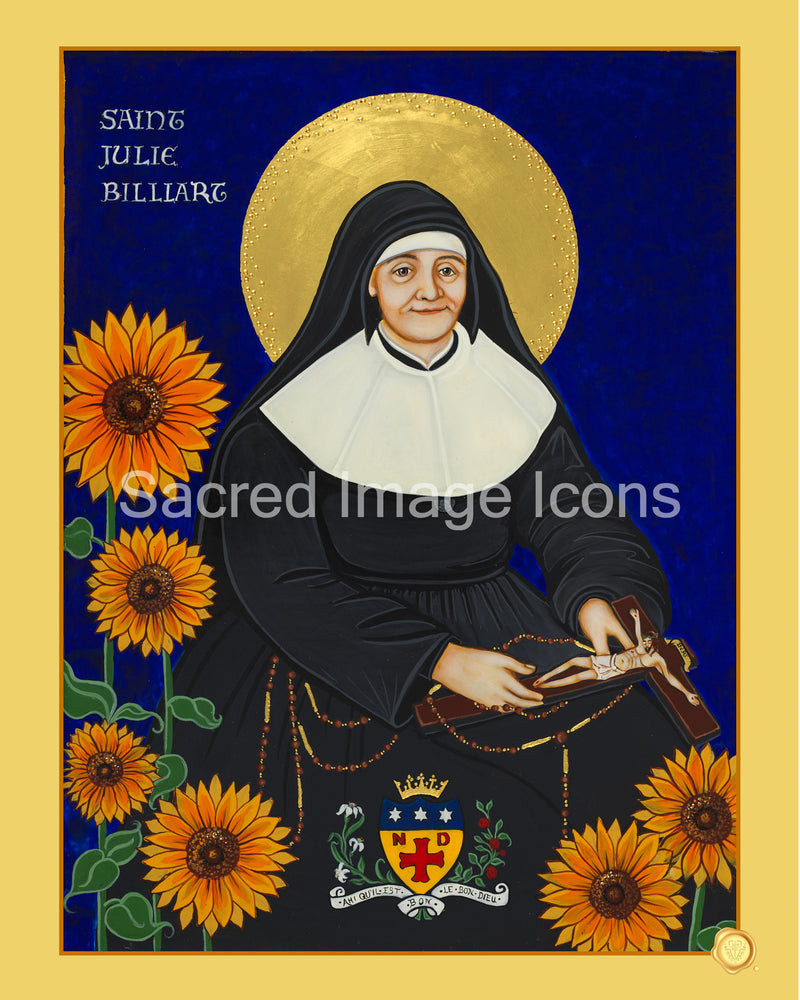 Saint Julia Billiart Icon Print - Sacred Image Icons