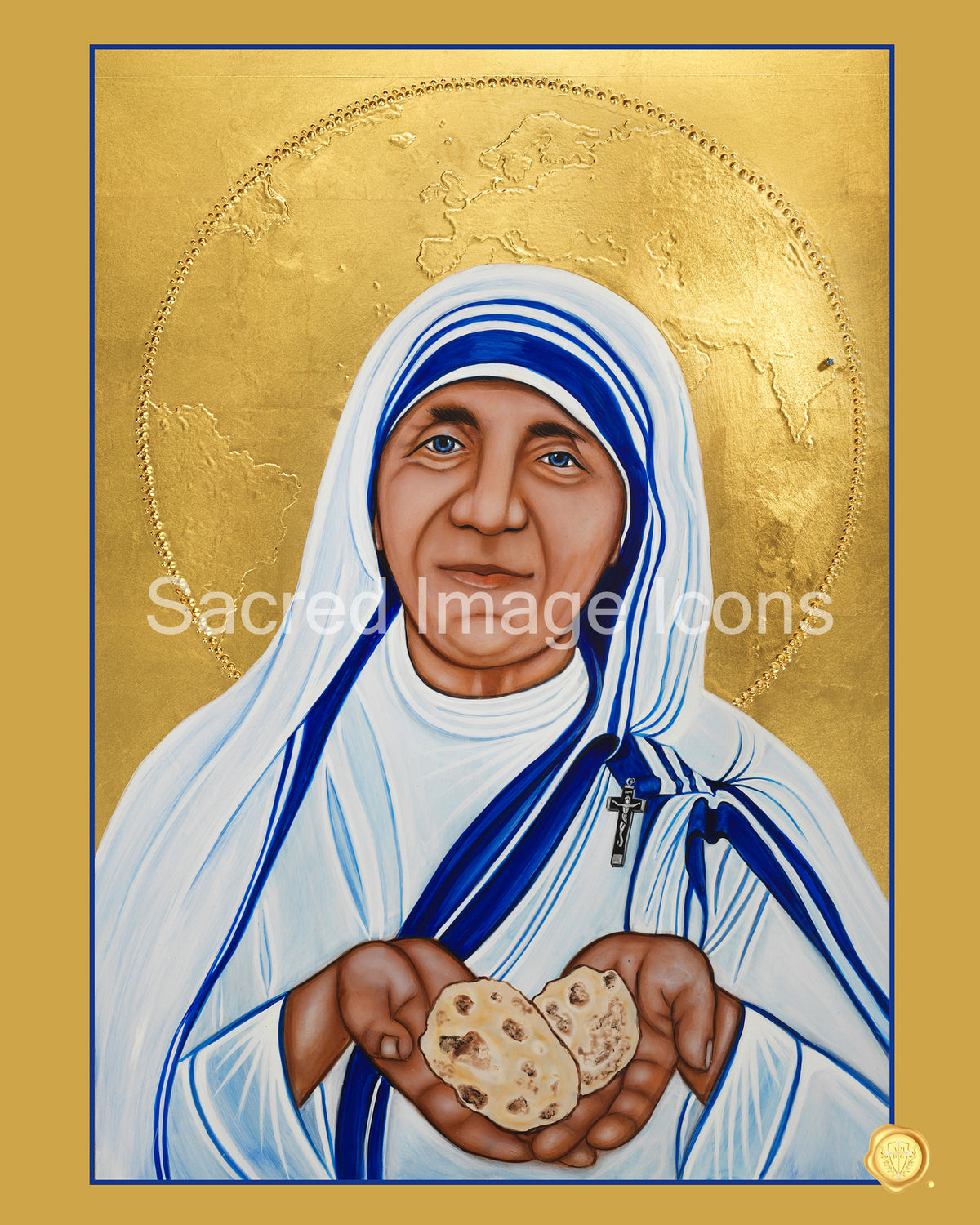 Saint Mother Teresa Icon Print - Sacred Image Icons