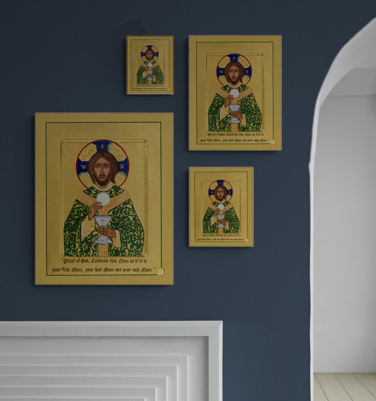 Christ the High Priest Icon Print - Sacred Image Icons