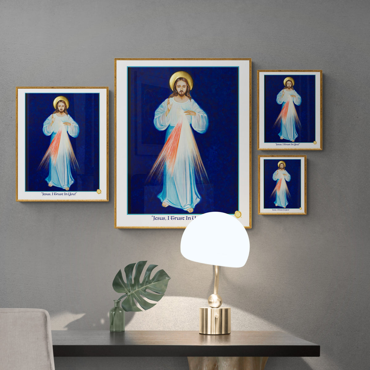 Divine Mercy Icon Print - Sacred Image Icons
